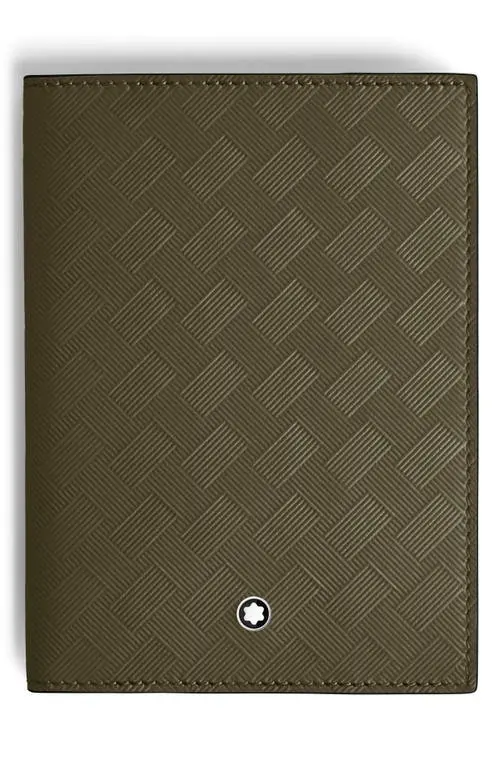 Montblanc Extreme 3.0 Leather Passport Case - Khaki