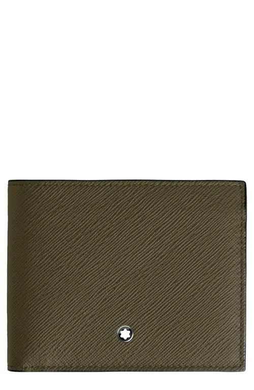 Montblanc Sartorial Leather Bifold Wallet - Khaki