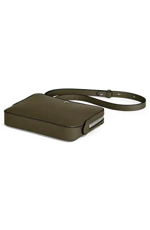 Montblanc Sartorial Leather Crossbody Bag - Khaki