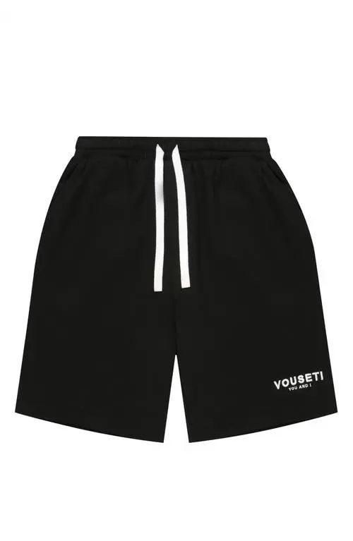 VOUSETI Cotton Fleece Drawstring Shorts