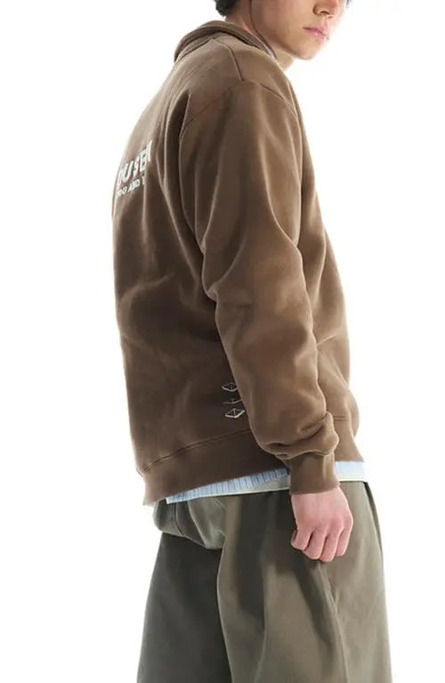 VOUSETI Quarter Zip Logo Pullover