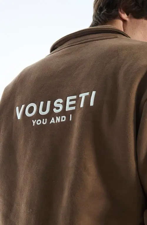 VOUSETI Quarter Zip Logo Pullover