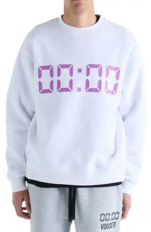 VOUSETI Vouseit Us Against Time Crewneck Sweatshirt