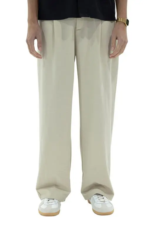 VOUSETI Pleated Relaxed Fit Trousers