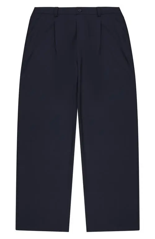 VOUSETI Pleated Relaxed Fit Trousers