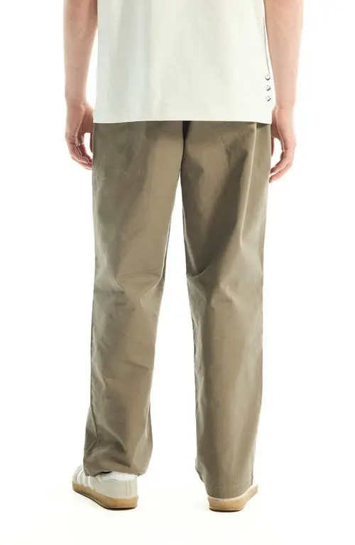 VOUSETI Relaxed Fit Tailored Cotton Pants