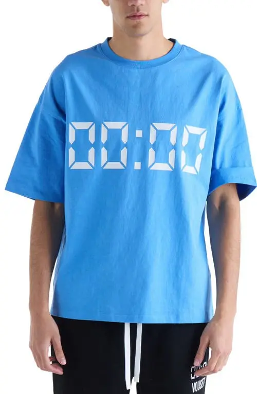 VOUSETI Us Against Time Cotton Graphic T-shirt