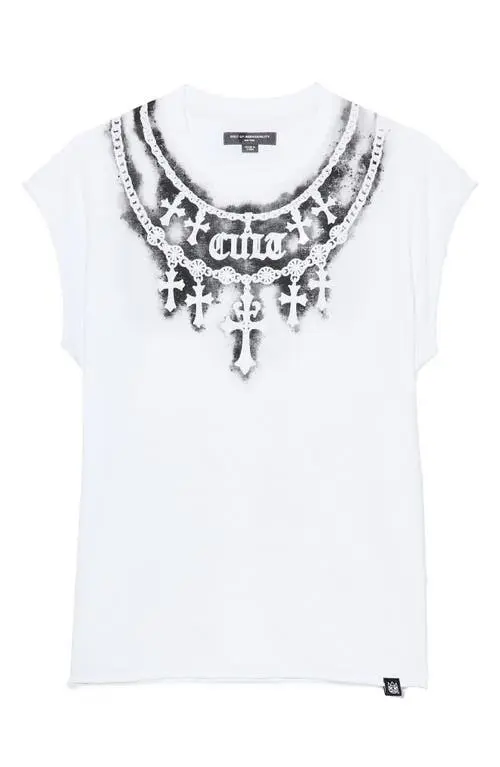 CULT OF INDIVIDUALITY Stencil Cap Sleeve T-shirt