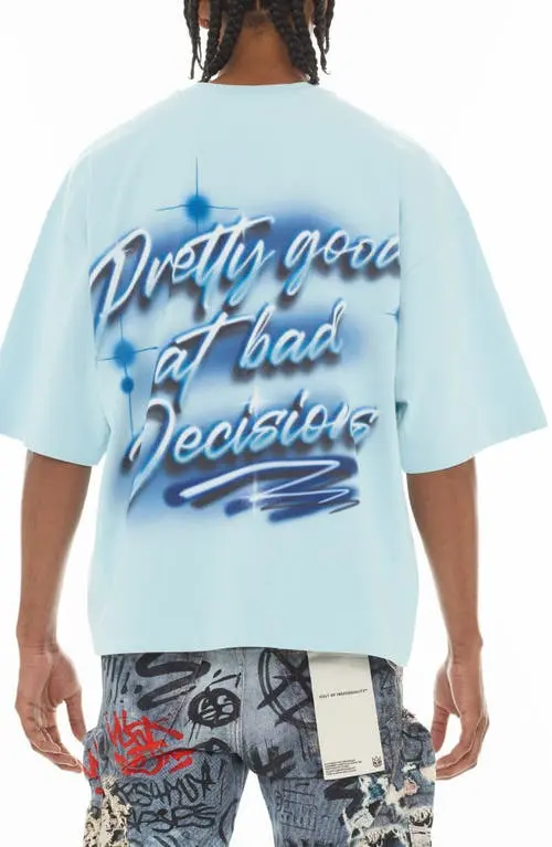 CULT OF INDIVIDUALITY Oversized Cotton Graphic T-shirt
