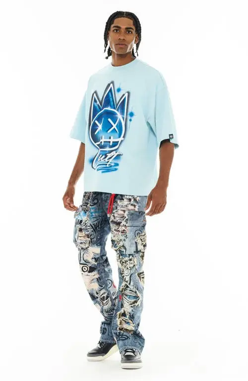 CULT OF INDIVIDUALITY Oversized Cotton Graphic T-shirt