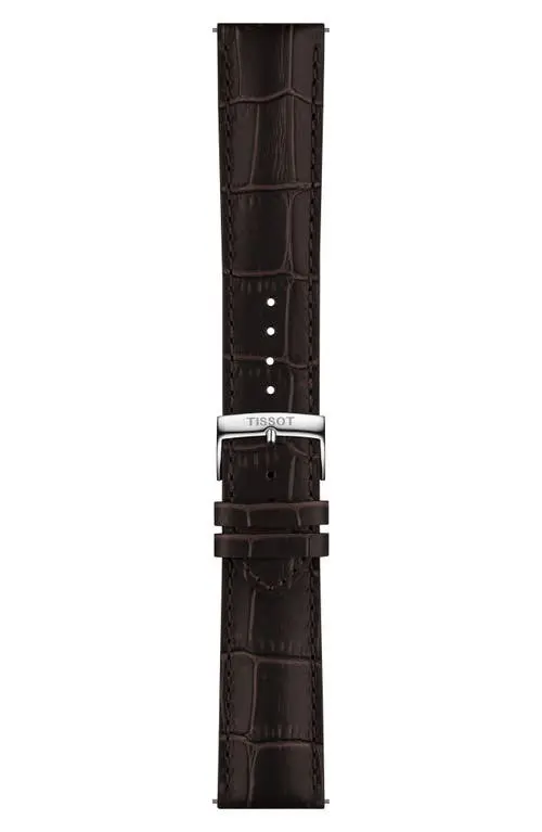 TISSOT Chrono Xl Sport Collection Leather Strap Watch - Blue