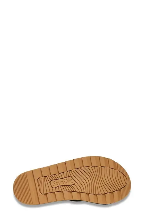 Sanuk Yoga Slide Sandal - Black