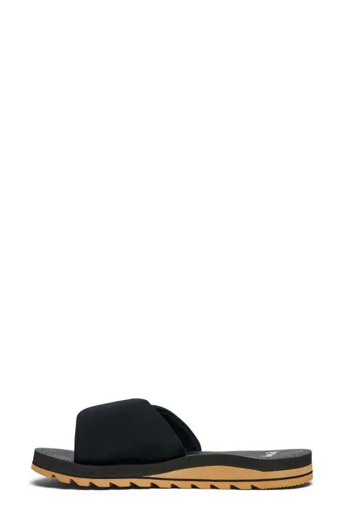 Sanuk Yoga Slide Sandal - Black