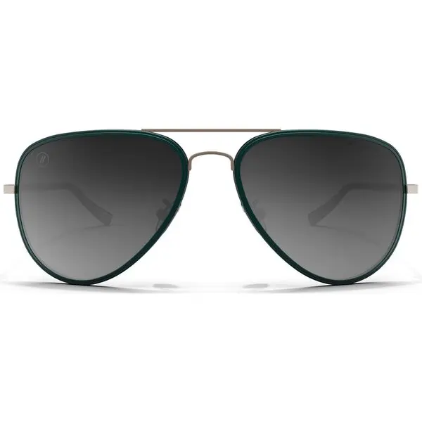 BLENDERS EYEWEAR 58mm Polarized Aviator Sunglasses - Emerald