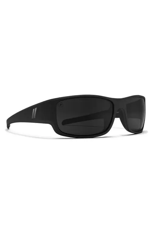 BLENDERS EYEWEAR Lakeview Polarized Square Sunglasses - Matte Black