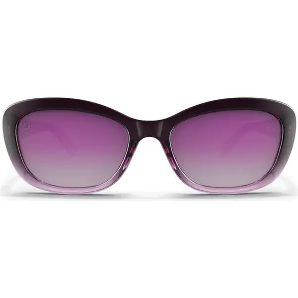 BLENDERS EYEWEAR Olivia Polarized Cat Eye Sunglasses - Berry Loud