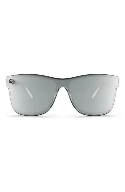 BLENDERS EYEWEAR Polarized Square Sunglasses - Silver Strike