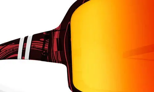 BLENDERS EYEWEAR Eclipse Polarized Shield Sunglasses - Red Print