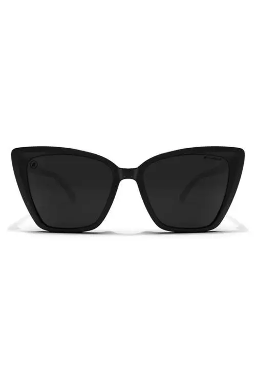 BLENDERS EYEWEAR Isla Polarized Cat Eye Sunglasses - Jet Black