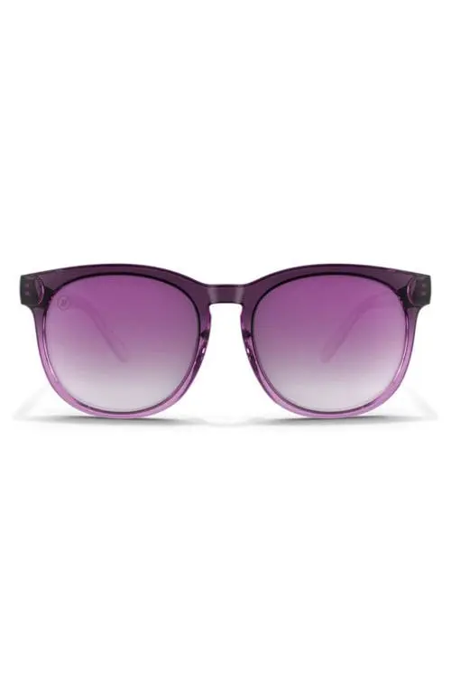 BLENDERS EYEWEAR H-series 54mm Polarized Round Sunglasses - Berry Loud
