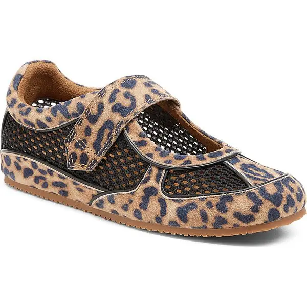 KELSI DAGGER BROOKLYN Swish" Mary Jane Sneaker - Summer Leopard