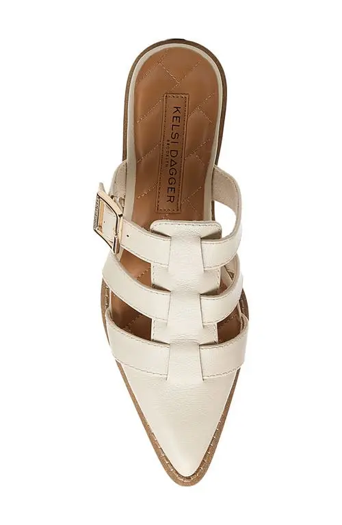 KELSI DAGGER BROOKLYN Strappy Mule - Salt