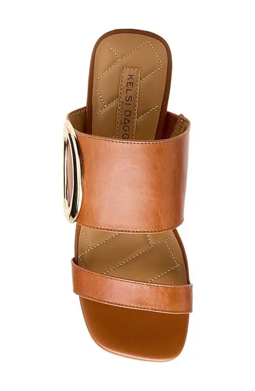 KELSI DAGGER BROOKLYN Ava Block Heel Sandal - Auburn