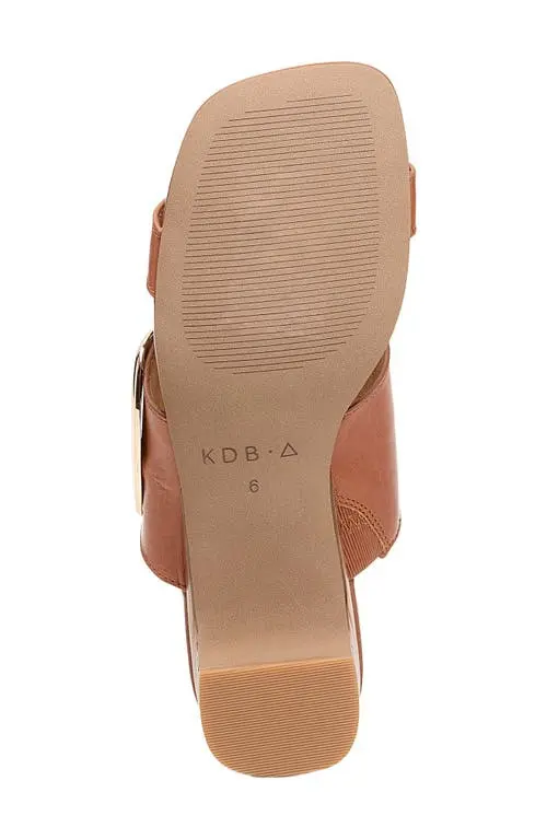 KELSI DAGGER BROOKLYN Ava Block Heel Sandal - Auburn