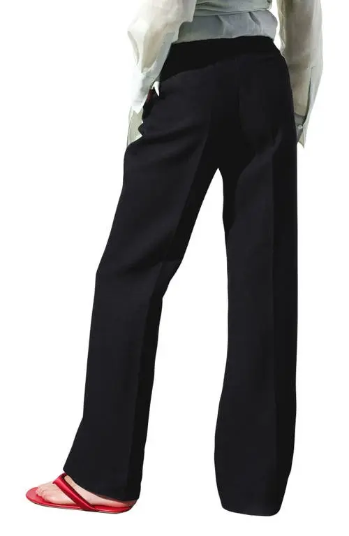Mango Straight Leg Suit Pants