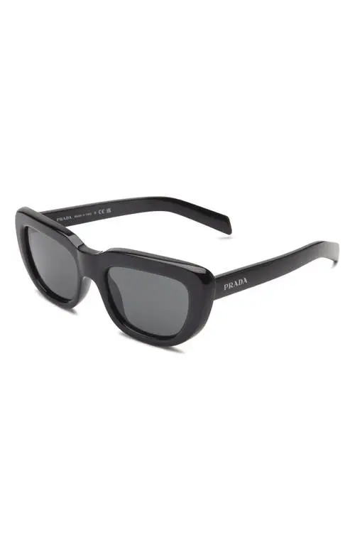 Prada Rectangular Sunglasses - Black