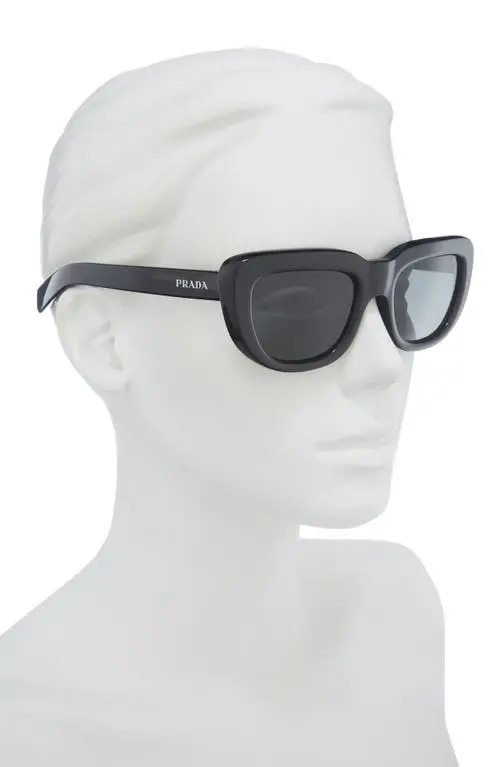 Prada Rectangular Sunglasses - Black