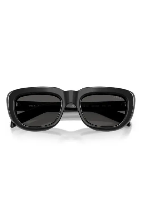 Prada Rectangular Sunglasses - Black