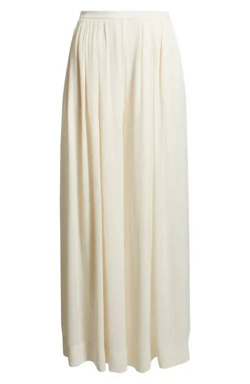 FRAME Wide Leg Silk Chiffon Pants