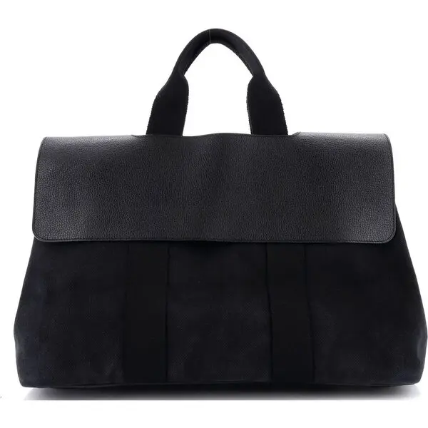 Hermès Valparaiso Bag Toile And Leather Mm