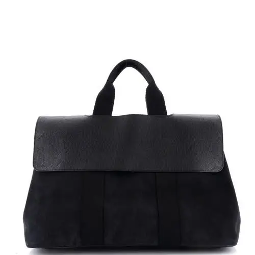 Hermès Valparaiso Bag Toile And Leather Mm