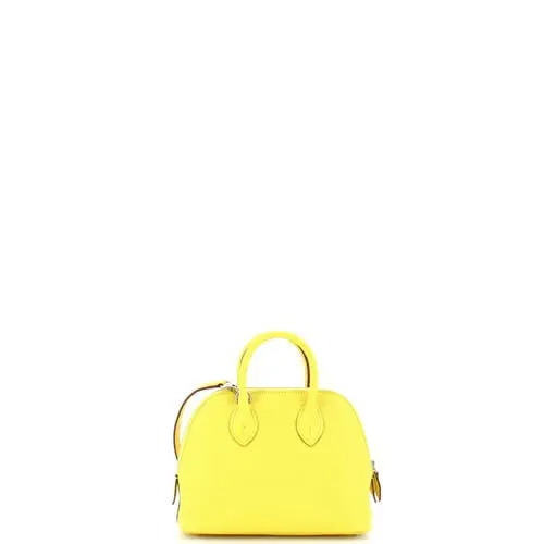 Hermès Bolide 1923 Bag Chevre Mysore Mini - Jaune Citron