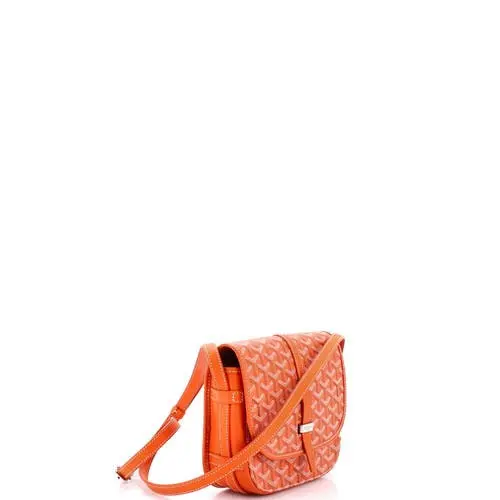 Goyard Belvedere Ii Messenger Bag Coated Canvas Pm - Orange