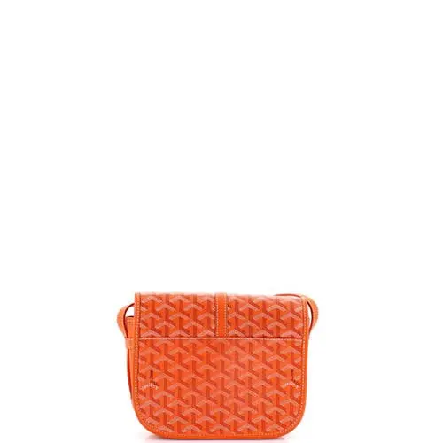 Goyard Belvedere Ii Messenger Bag Coated Canvas Pm - Orange