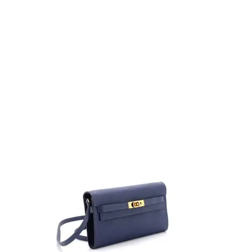Hermès Kelly To Go Wallet Epsom - Blue