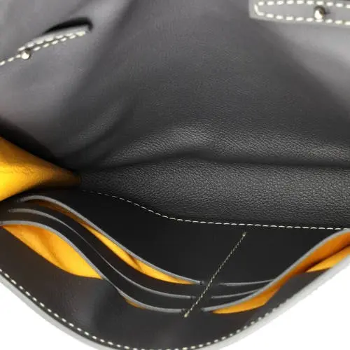 Goyard Chypre Wallet On Strap Coated Canvas With Leather