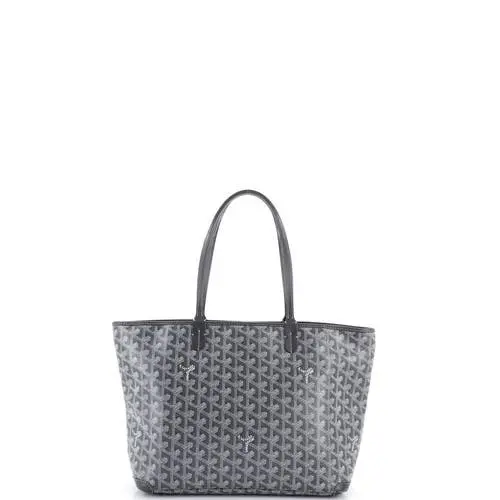 Goyard Artois Tote Coated Canvas Pm - Gray