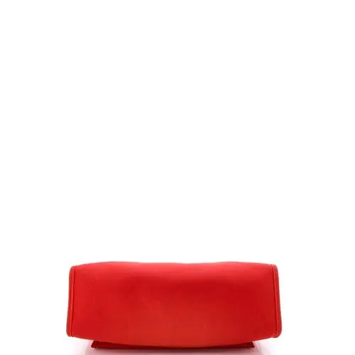 Hermès Herbag Zip Leather And Toile 31 - Red