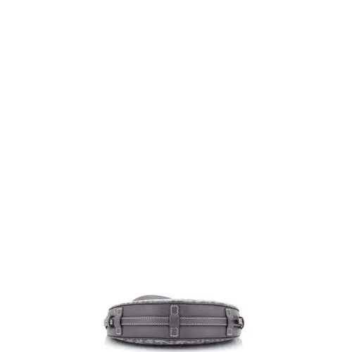 Goyard Hirondelle Shoulder Bag Coated Canvas And Leather - Grey