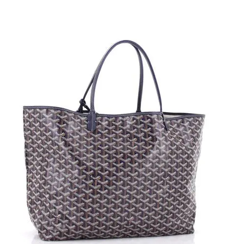 Goyard Saint Louis Tote Coated Canvas Gm - Blue