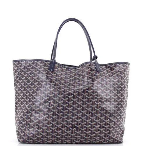 Goyard Saint Louis Tote Coated Canvas Gm - Blue