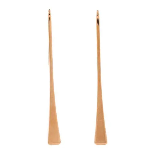 Hermès Clou De Forge Drop Earrings 18k Rose Gold - Pink