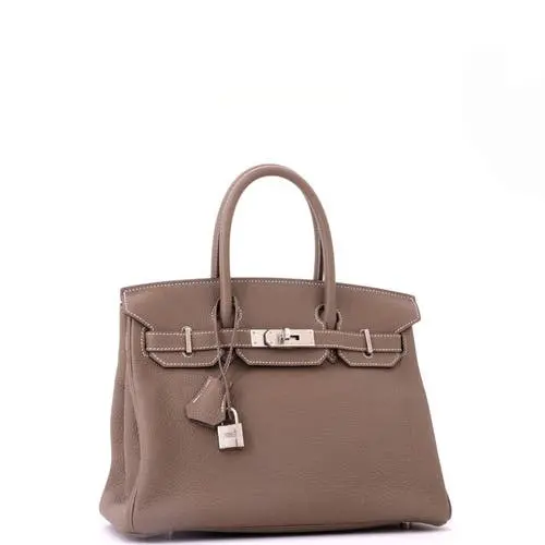 Hermès Birkin Handbag Togo With Palladium Hardware 30 - Grey