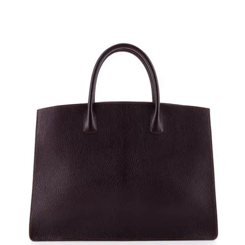 Hermès White Bus Bag Leather 39 - Raisin