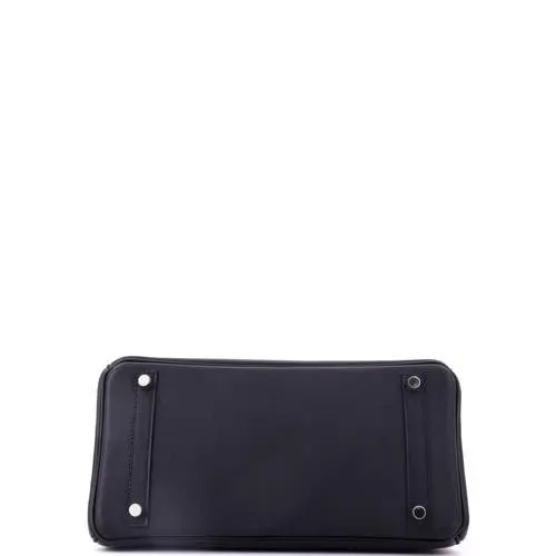 Hermès Birkin Handbag Black Epsom With Palladium Hardware 30 - Noir