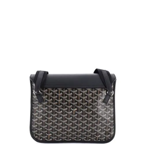 Goyard Coursier Messenger Bag Coated Canvas And Leather
